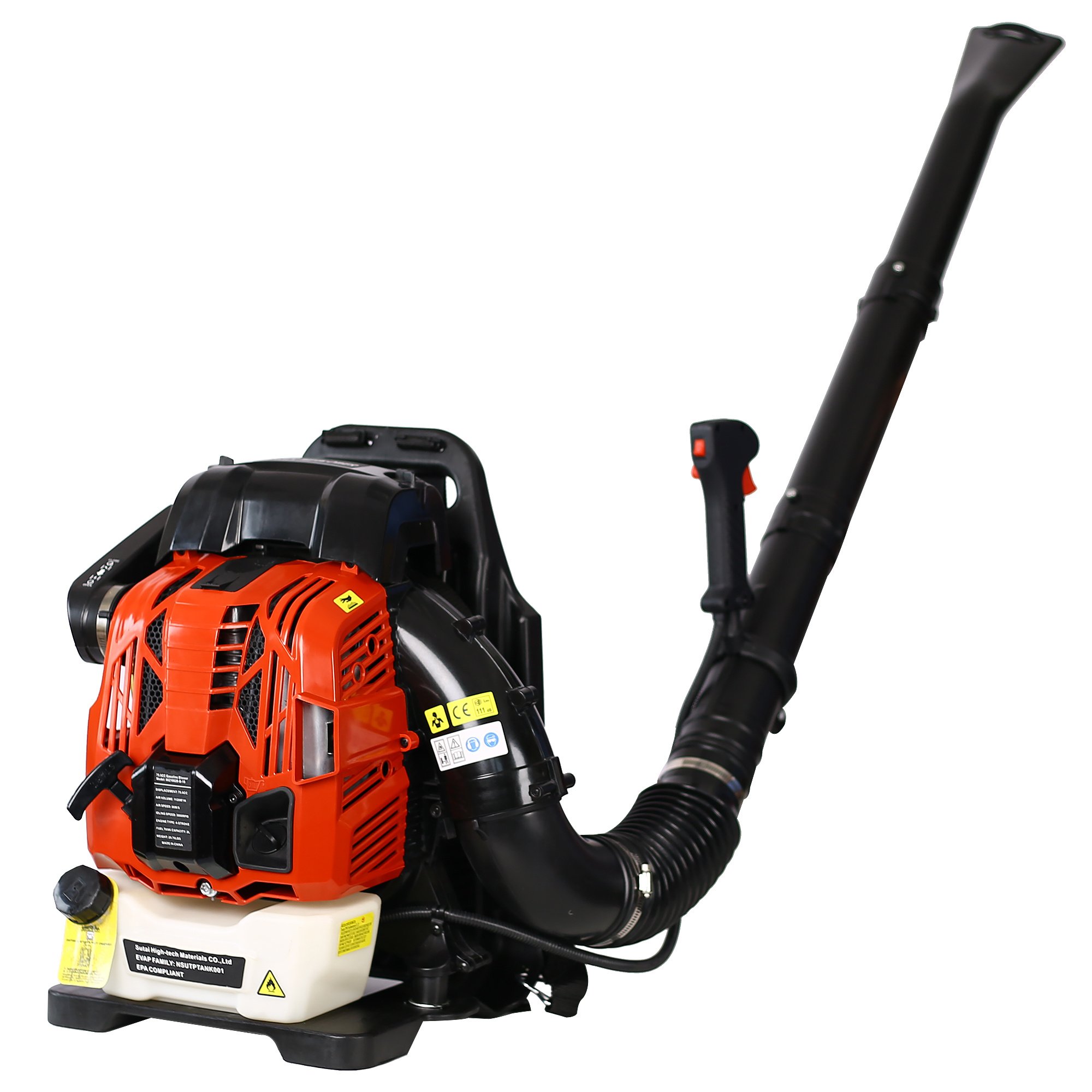 76cc gasoline backpack leaf blower 4 cycle engine gas powered with ...